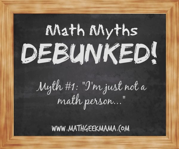 No such thing as a "Math Person"