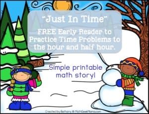 Telling Time Early Math Reader {FREE Printable}