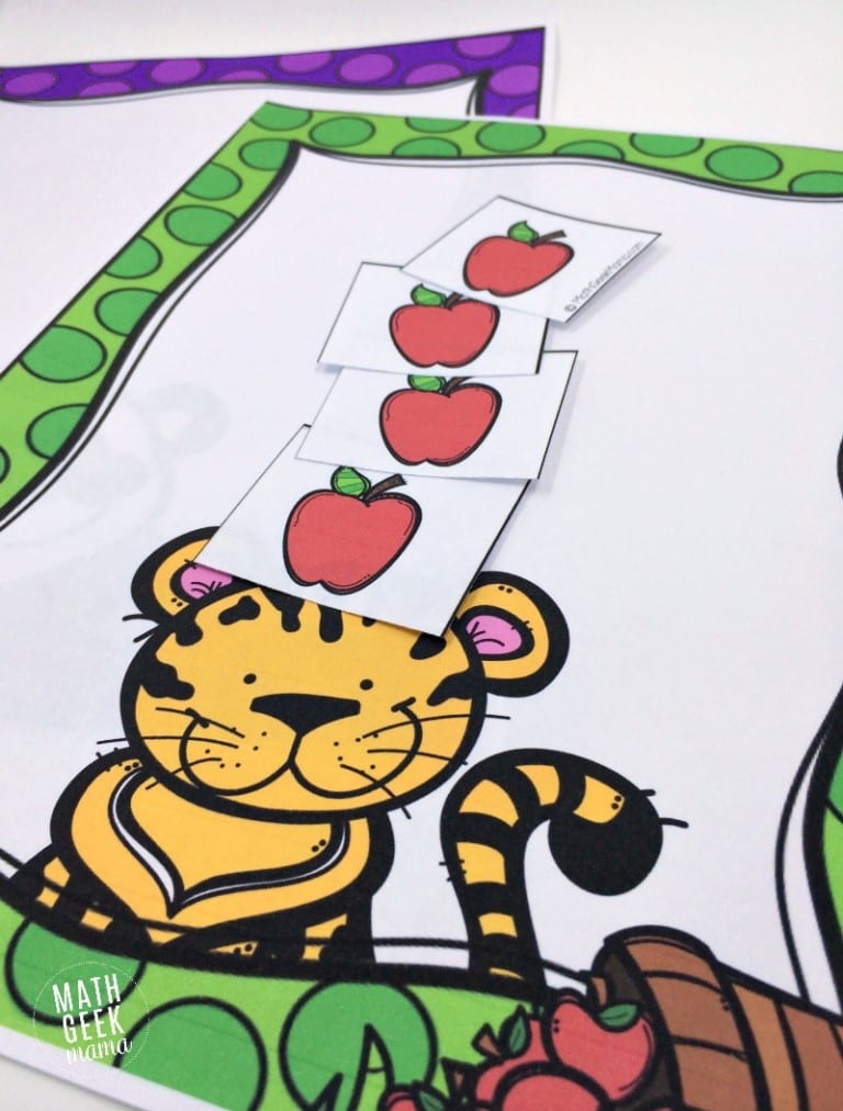 Ten Apples Up On Top Math Game {FREE}