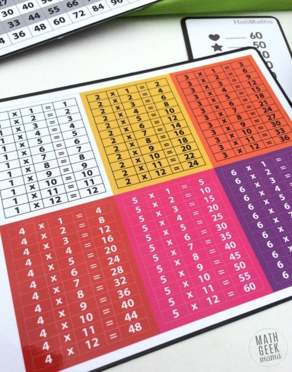 Multiplication Card Game the Whole Family Will Love