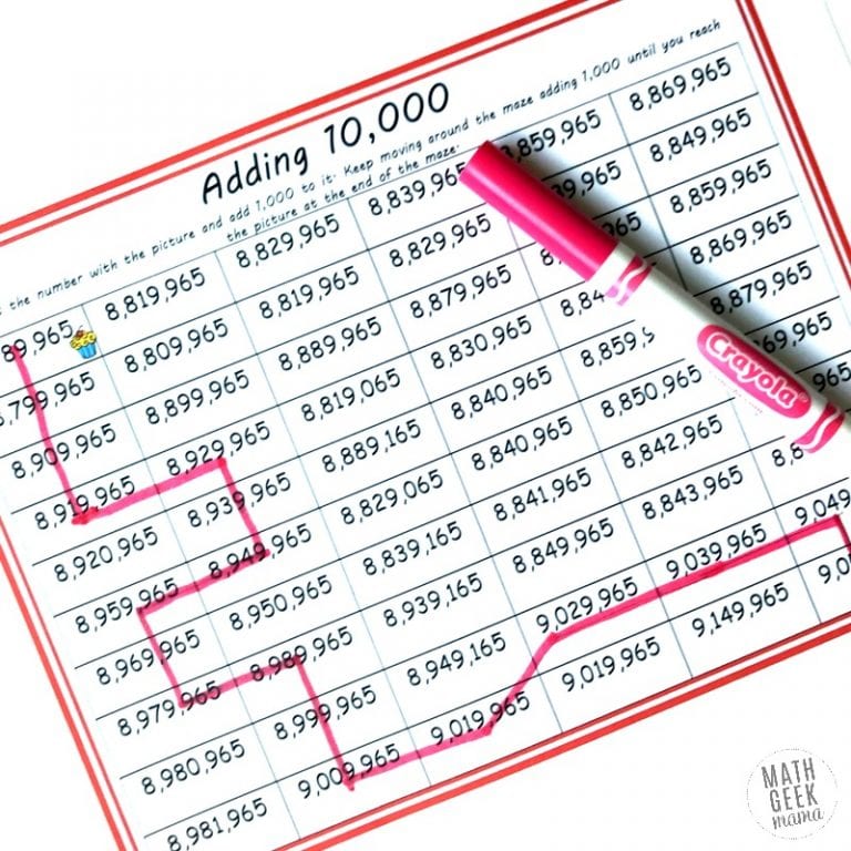 {FREE} Low Prep Place Value Mazes for Grades 3-5