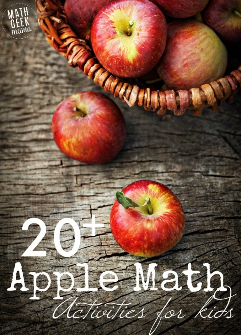 20+ Apple Math Games, Activities & STEM for Kids