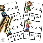 Low-Prep Multiplication Facts Practice: FREE Clip Cards