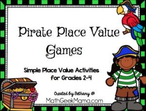 Place Value Pirates: FREE Printable Math Game