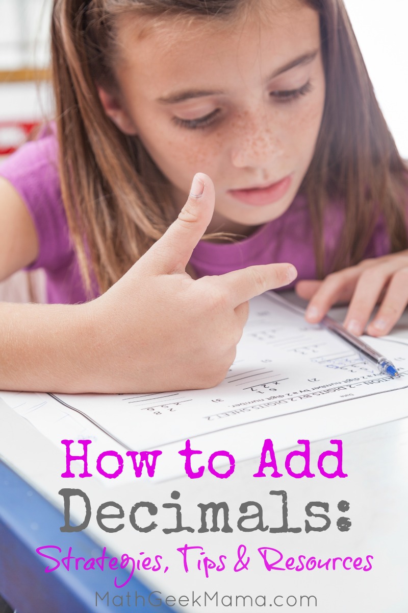 How To Add Decimals Simple Strategies Tips How To Add Decimals Simple Strategies Tips