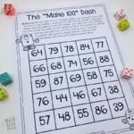 "Make 100" Math Games for 100th Day of School | Math Geek Mama
