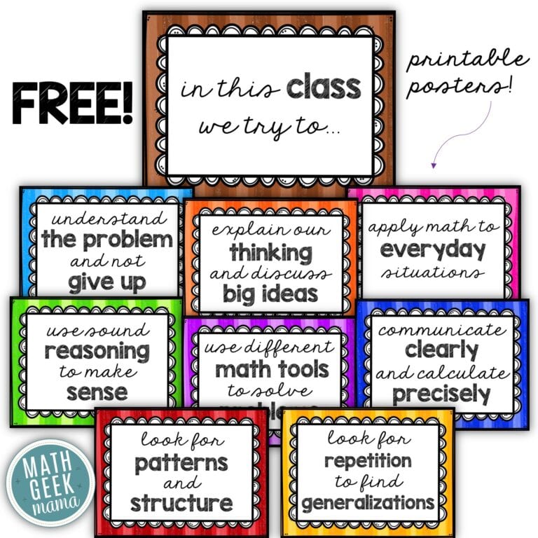 Build Math Habits: Model with Math & Visual Tools | Math Geek Mama
