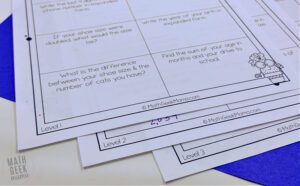 Math About Me: By the Numbers | Math Geek Mama