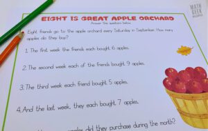Fall Multiplication Games | Low-prep and FREE | Math Geek Mama