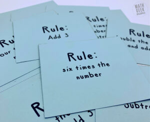 {FREE!} What’s My Rule? Function Rules Game – Grades 8-9